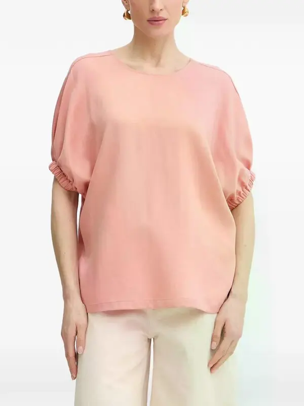 TRUSSARDI Crew-neck Blouse - Pink