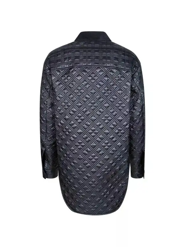 Moncler Quilted Corduroy Collar Shirt