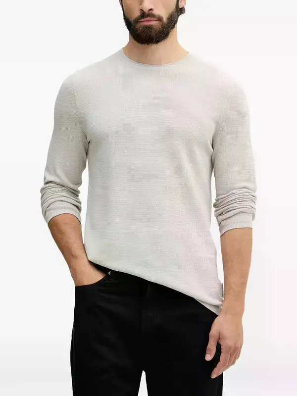 Marc O'polo Waffle-knit Long-sleeve Sweater