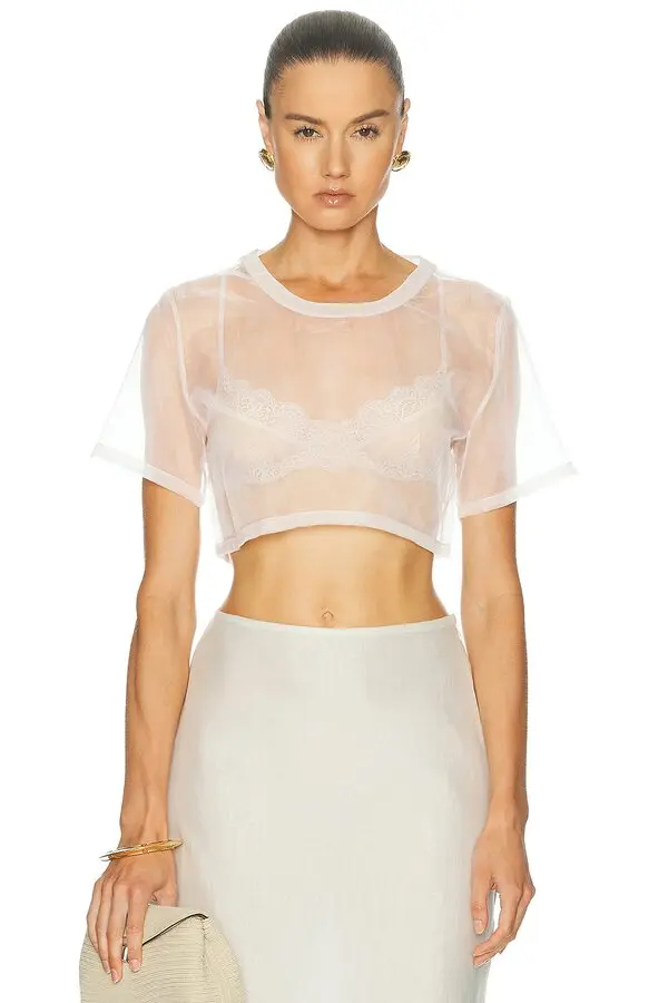 MAY MASHIAH Milly Top In Metallic Gold