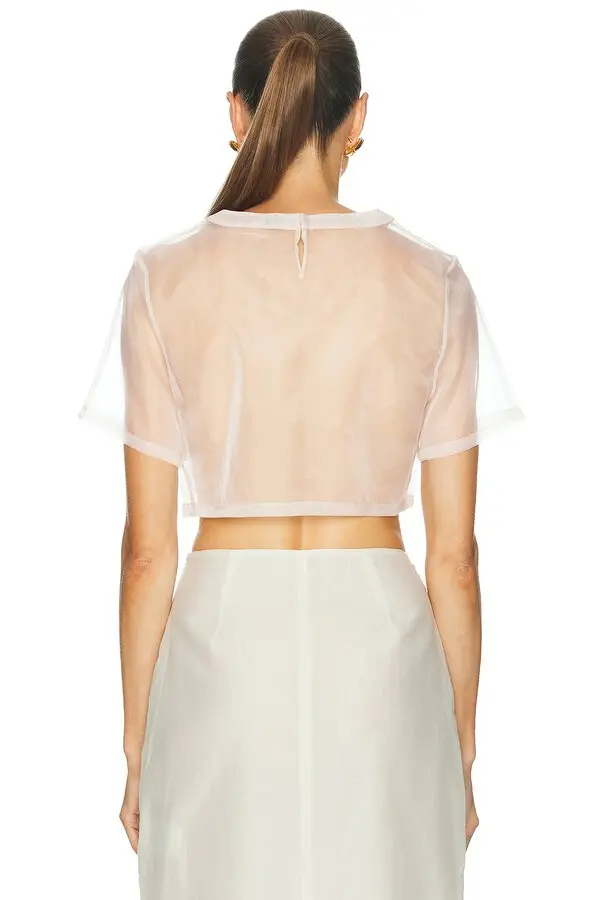 MAY MASHIAH Milly Top In Metallic Gold