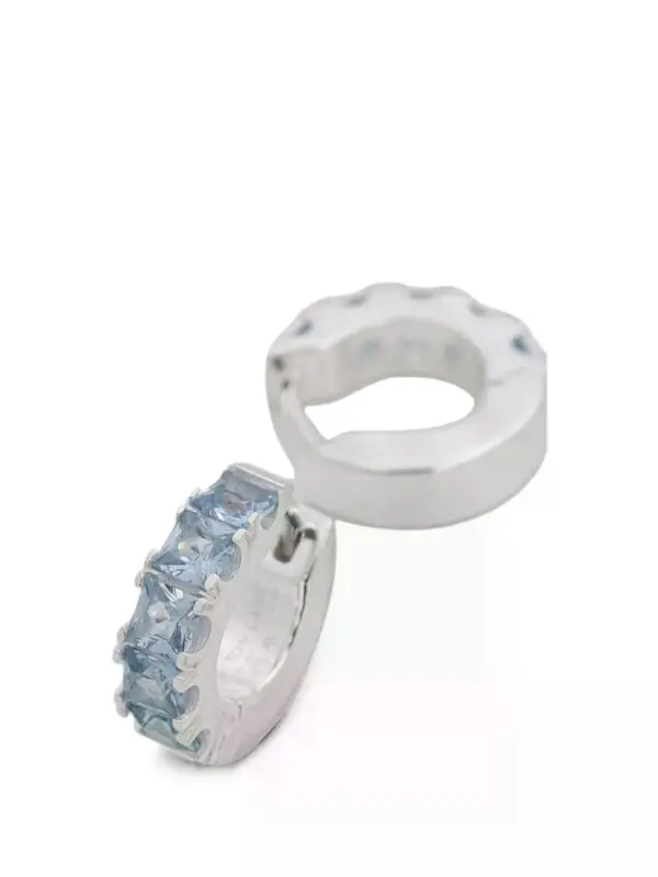HATTON LABS Embellished Hoop Earrings - Silver