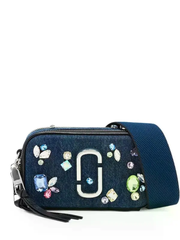Marc Jacobs Snapshot Crystal-embellished Camera Bag - Blue