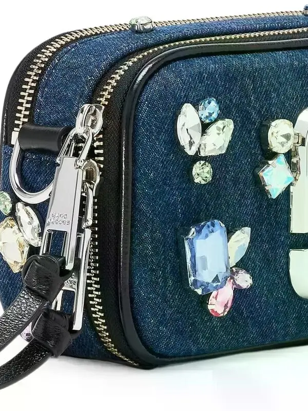 Marc Jacobs Snapshot Crystal-embellished Camera Bag
