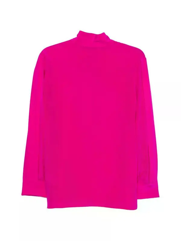 Liviana Conti Mock-neck Long-sleeve Blouse