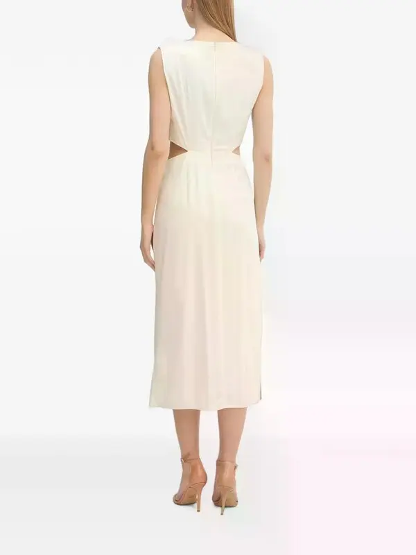 GAUDI Cut-out Hardware-detail Midi Dress