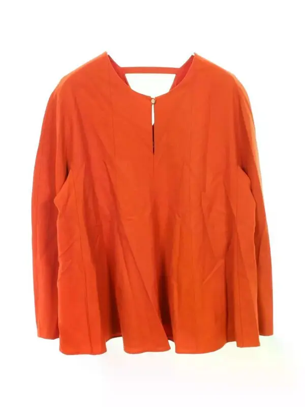 Hermès V-neck Long-sleeve Top
