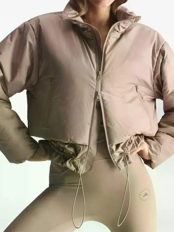 Adidas By Stella McCartney Drawstring Crop Jacket