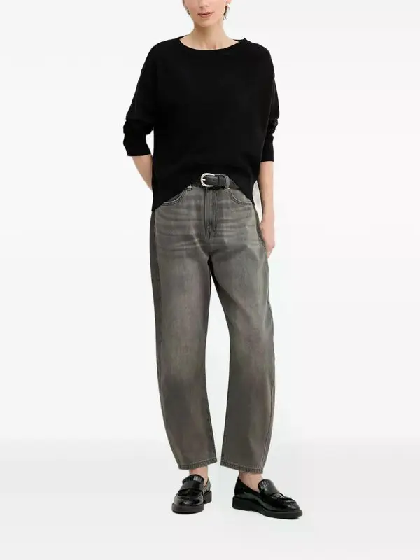 BENETTON Ribbed-trim Crew-neck Sweater