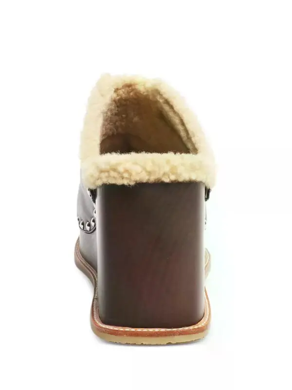 Hermès Earth Studded Mules