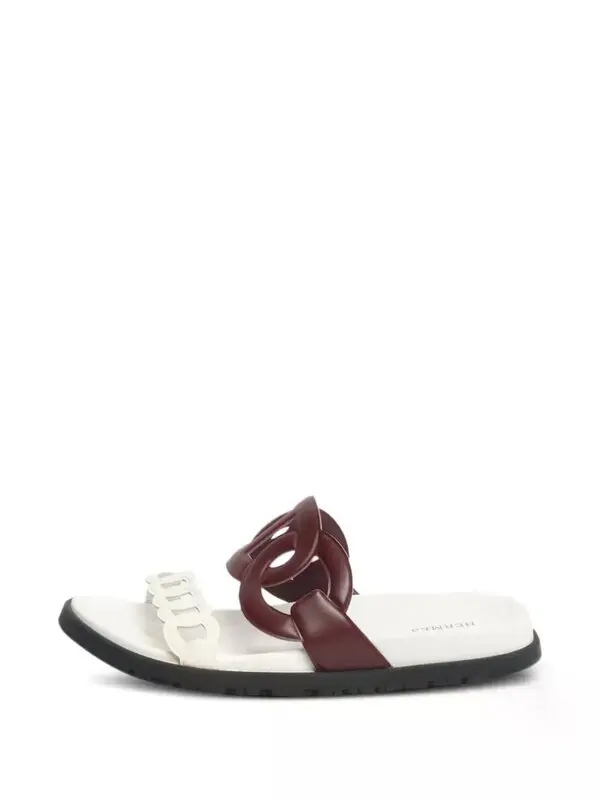 Hermès Sandals With Cut-out Details - White
