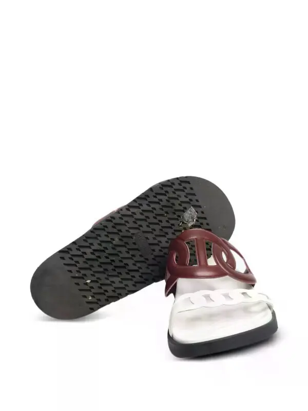 Hermès Sandals With Cut-out Details - White