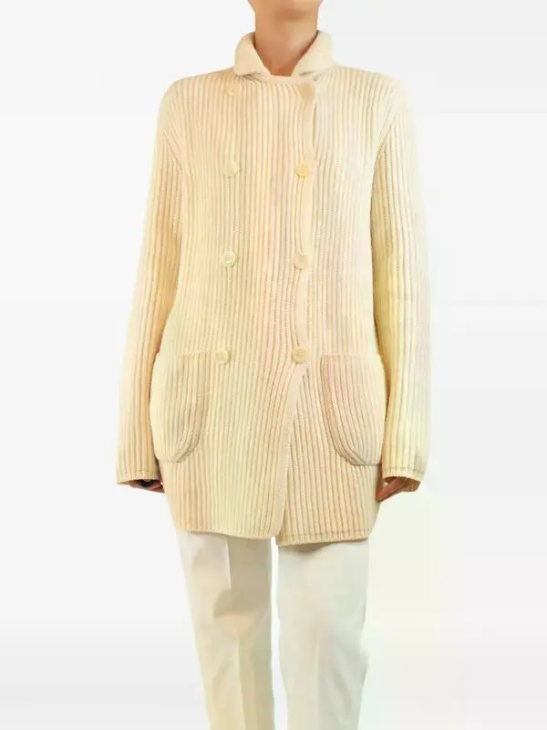 Loro Piana Double-breasted Rib-knit Cardigan