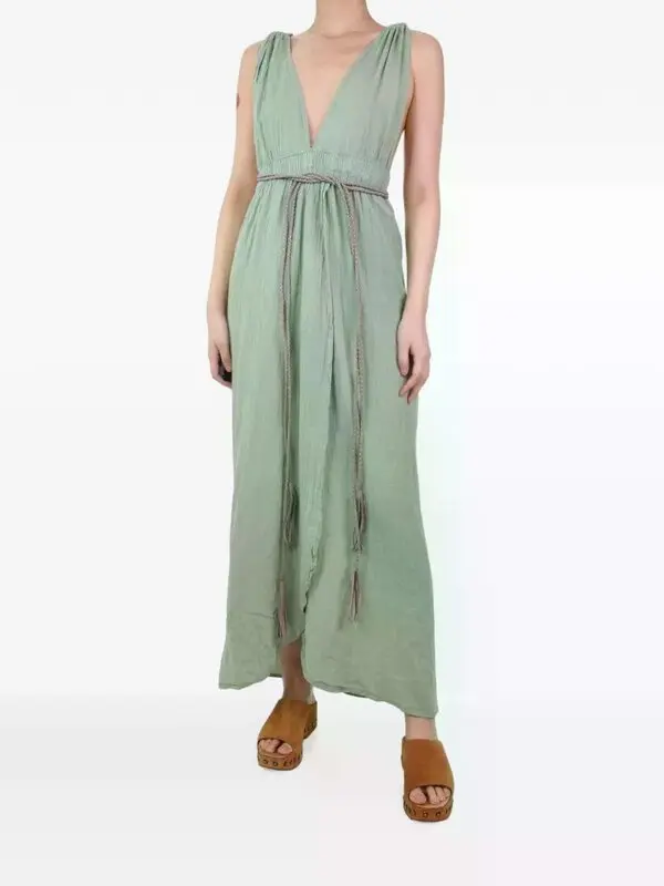 Caravana Halterneck Braided Midi Dress