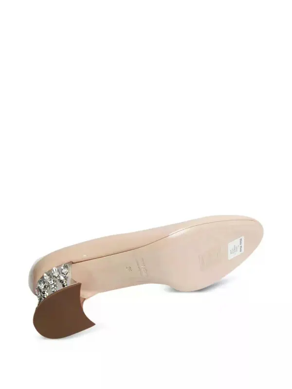 Miu Miu Crystal-embellished Pumps