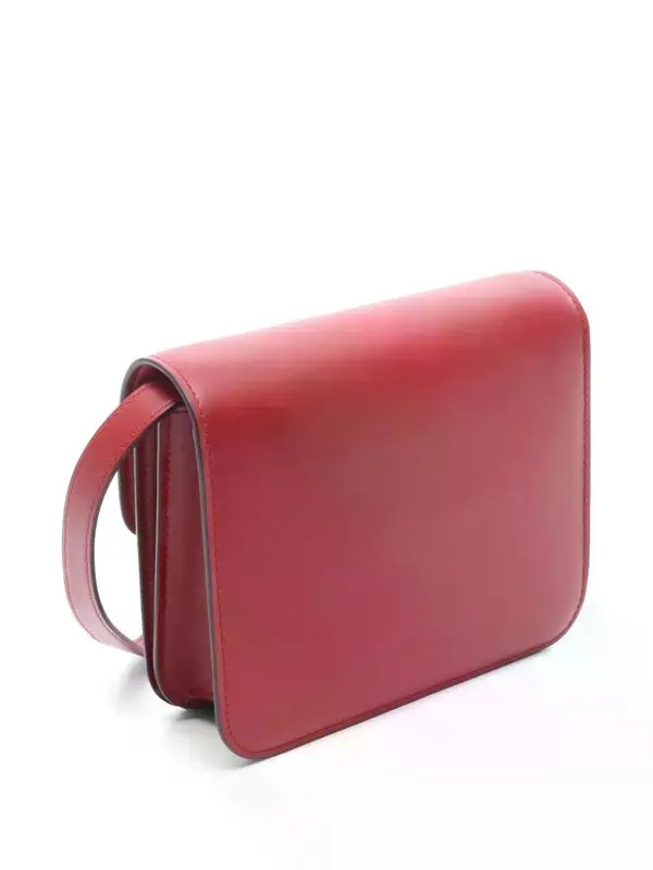 Celine Teen Box Shoulder Bag - Red