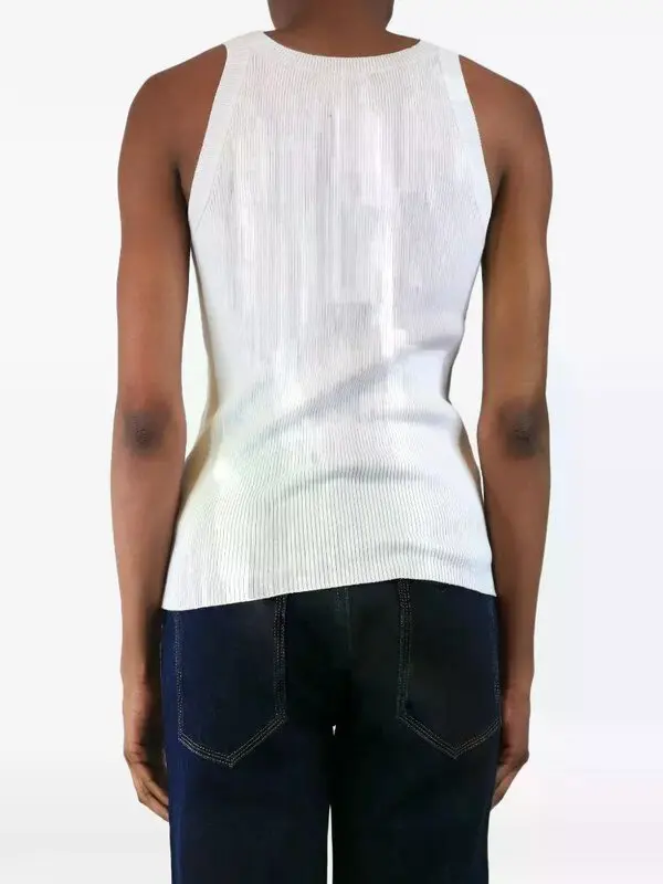 ISSUE TWELVE Zoe Ribbed Vest Top