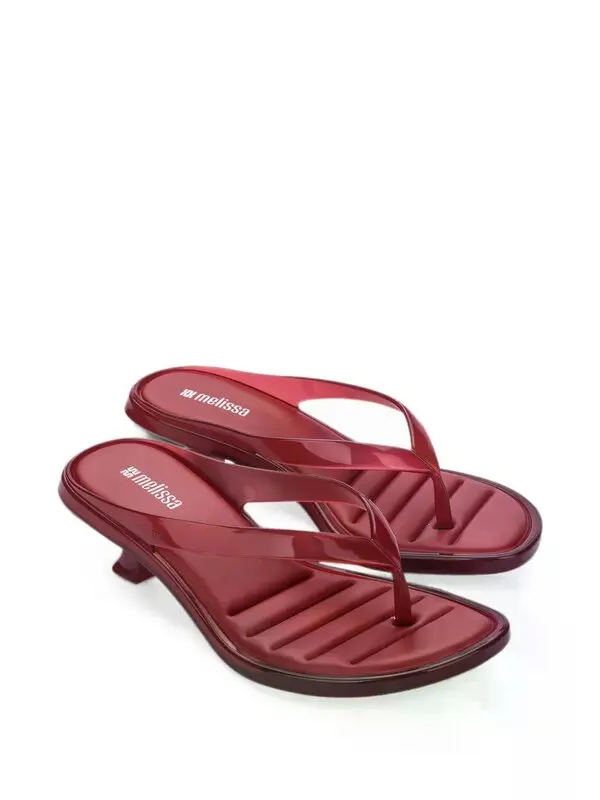 Melissa Thong-strap Heeled Sandals - Red