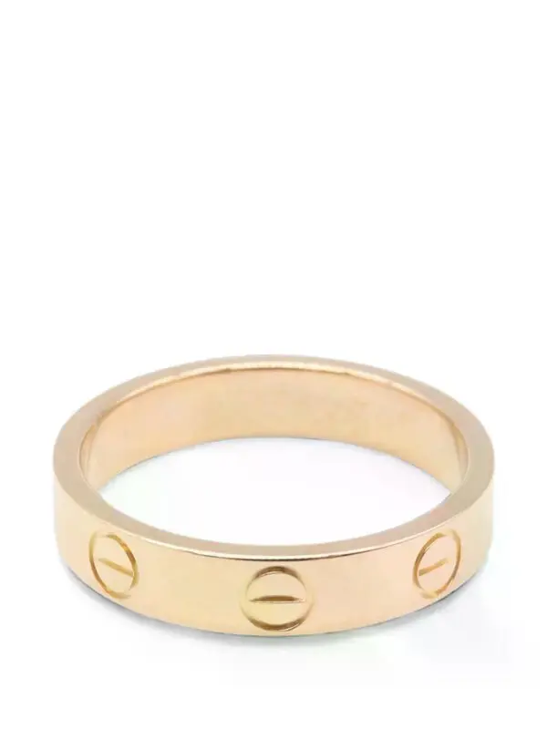 Cartier Love Engraved-details Ring - Gold