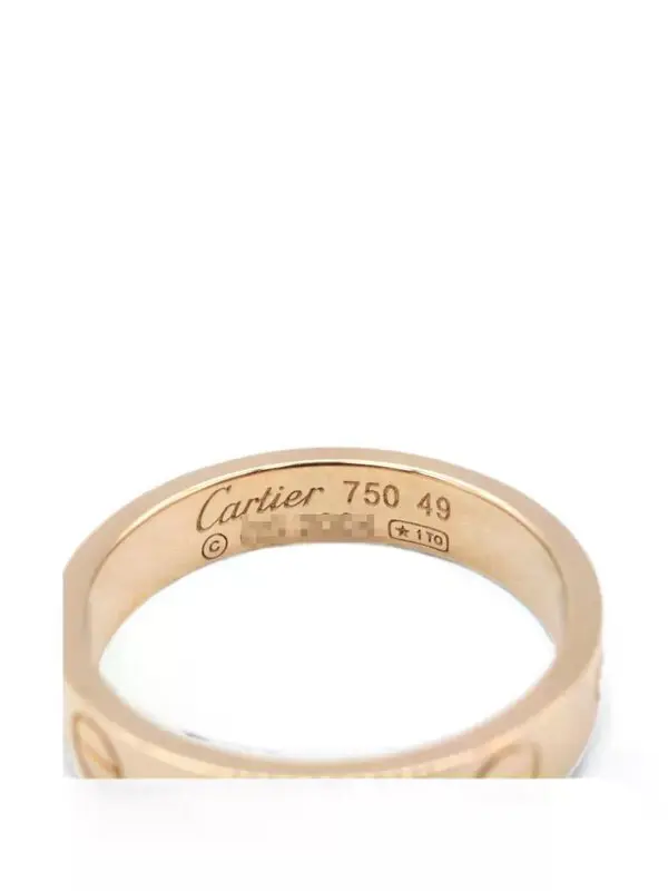 Cartier Love Engraved-details Ring