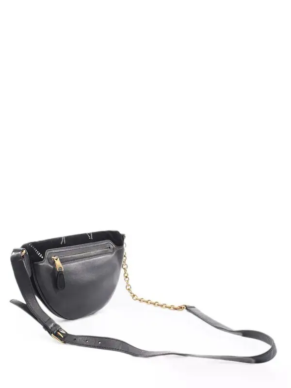 Balenciaga Souvenir Cross Body Bag With Rhinestone Embellishment