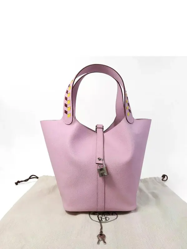 Hermès 2019 Mm Picotin Leather Tote Bag