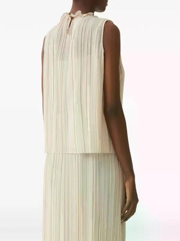 Fabiana Filippi Sleeveless High Neck Top