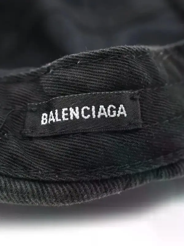 Balenciaga Tattoo Logo Baseball Cap - Grey