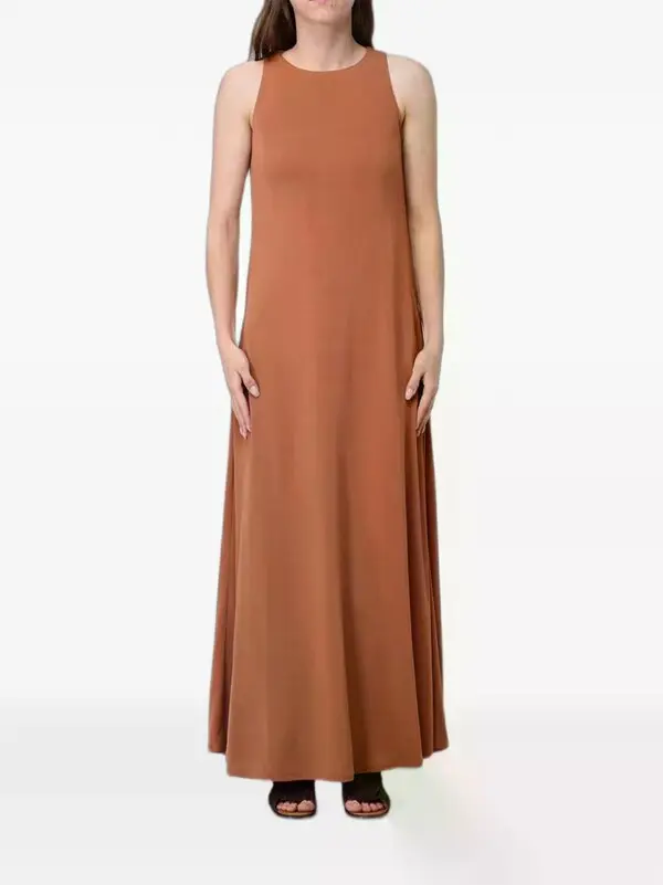 Max Mara Sleeveless Jersey Dress - Neutrals
