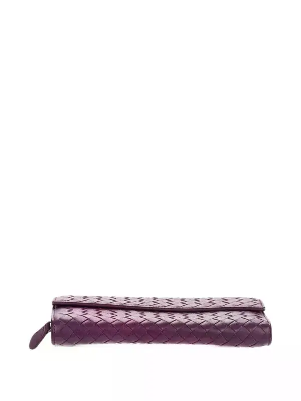 Bottega Veneta Intrecciato Flap Wallet