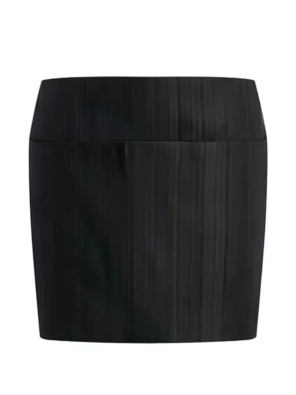 DONDUP Herringbone-patterned Mini Skirt