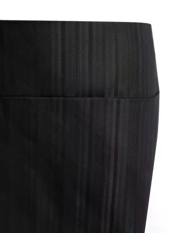 DONDUP Herringbone-patterned Mini Skirt