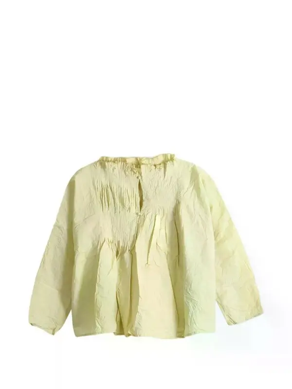 DANIELA GREGIS Ruffled-neck Blouse