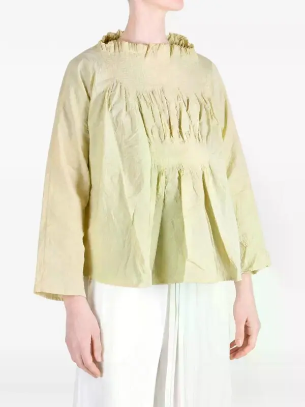 DANIELA GREGIS Ruffled Neck Blouse