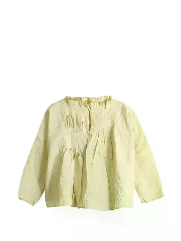 DANIELA GREGIS Ruffled Neck Blouse