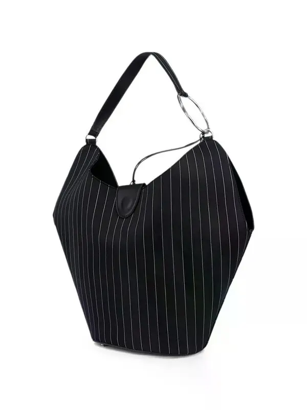 DONDUP Large Pinstripe Tote Bag