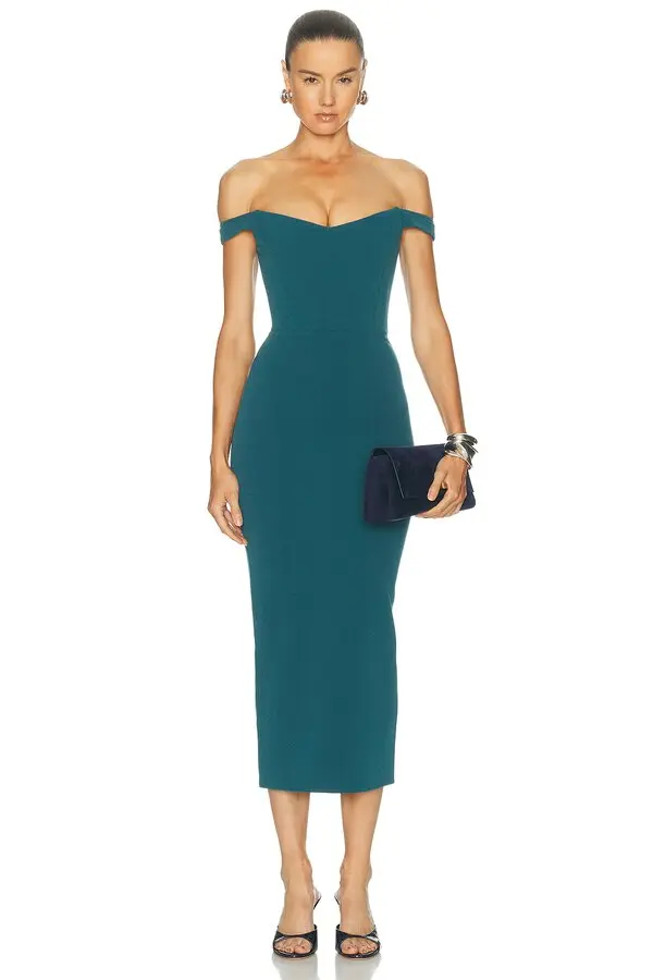 Alex Perry Off Shoulder Dress