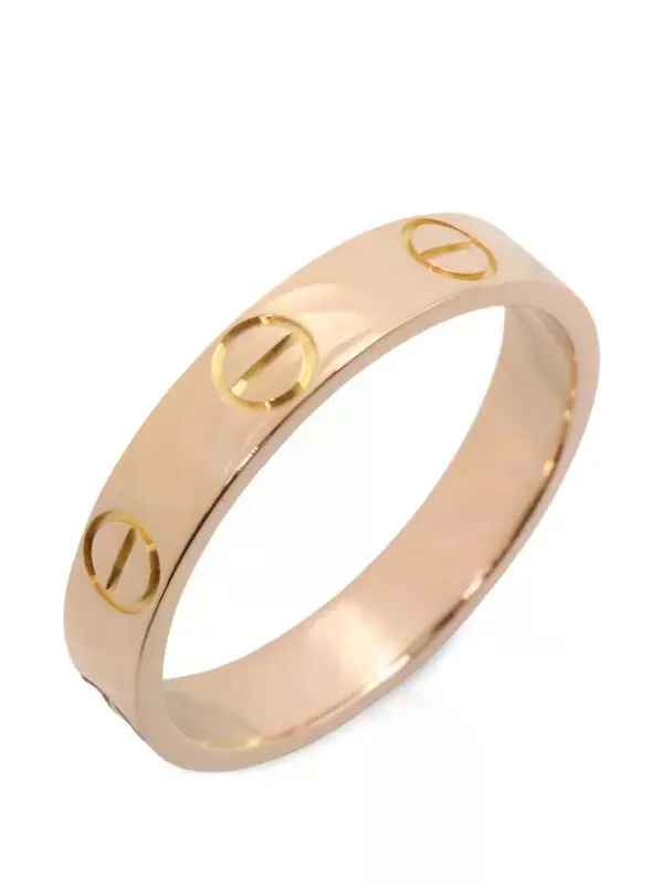 Cartier 18k Rose Gold Love Ring - Pink