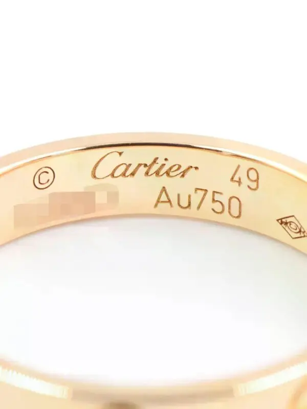 Cartier 18k Rose Gold Love Ring - Pink