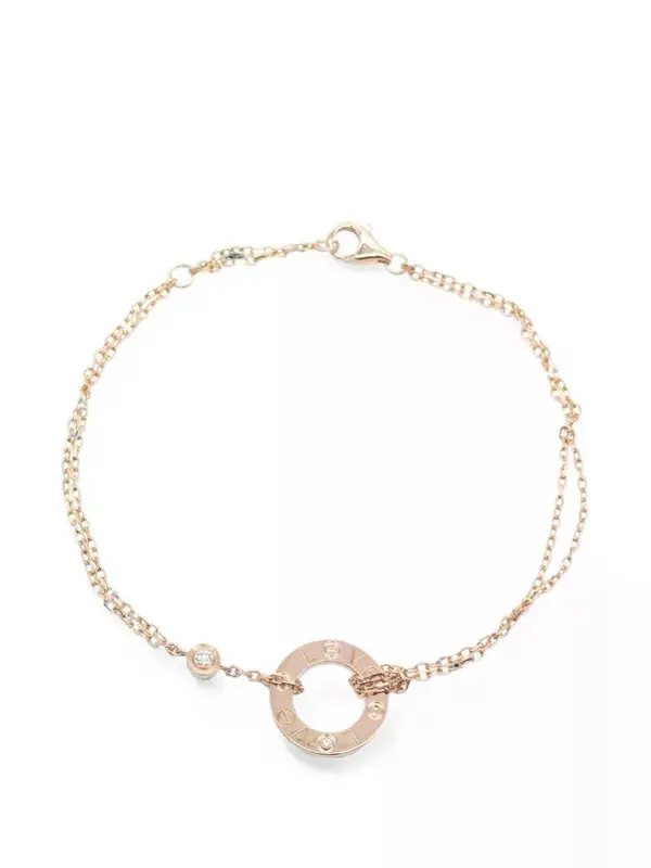 Cartier Love Circle Diamond Bracelet - Pink