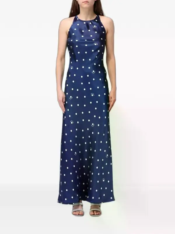 MC2 SAINT BARTH Polka-dot Silk Dress