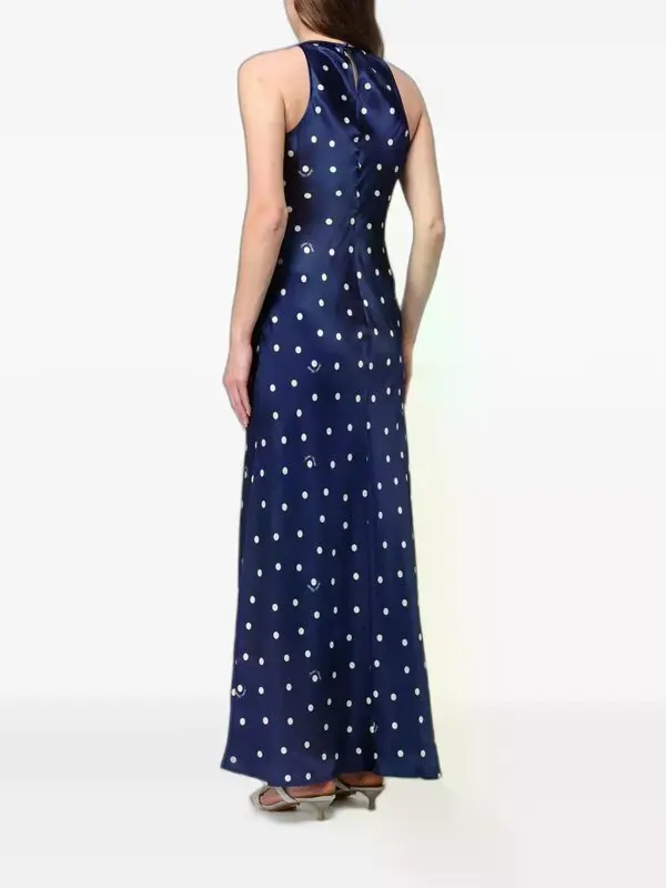 MC2 SAINT BARTH Polka-dot Silk Dress