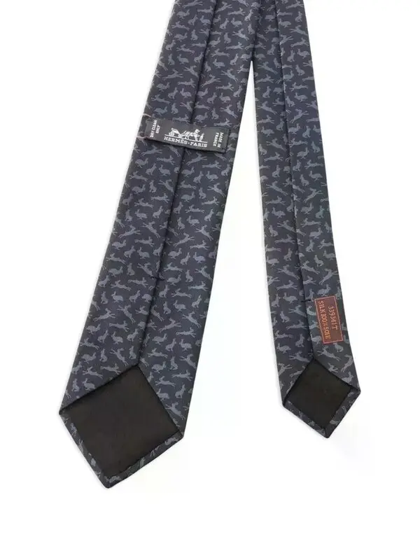 Hermès Silk Neck Tie - Blue