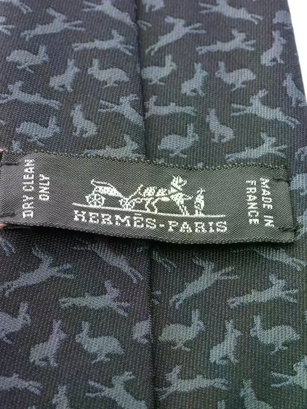 Hermès Silk Neck Tie - Blue