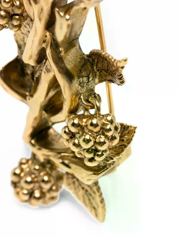 Saint Laurent Berry-motif Brooch