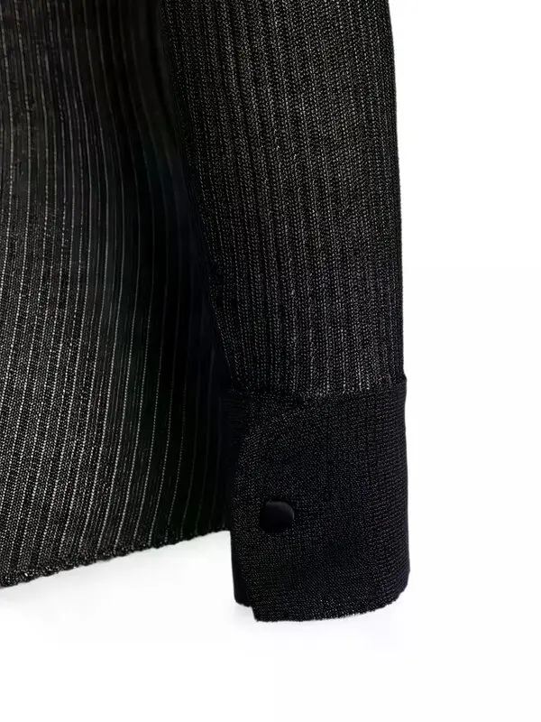 DONDUP Ribbed-knit Long-sleeves Cardigan
