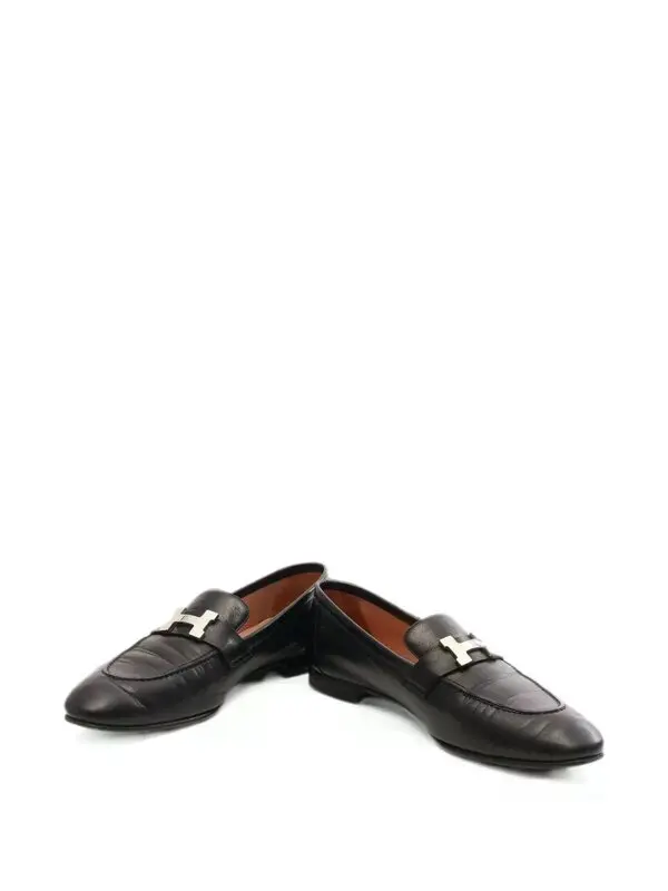Hermès Paris H-logo Loafers