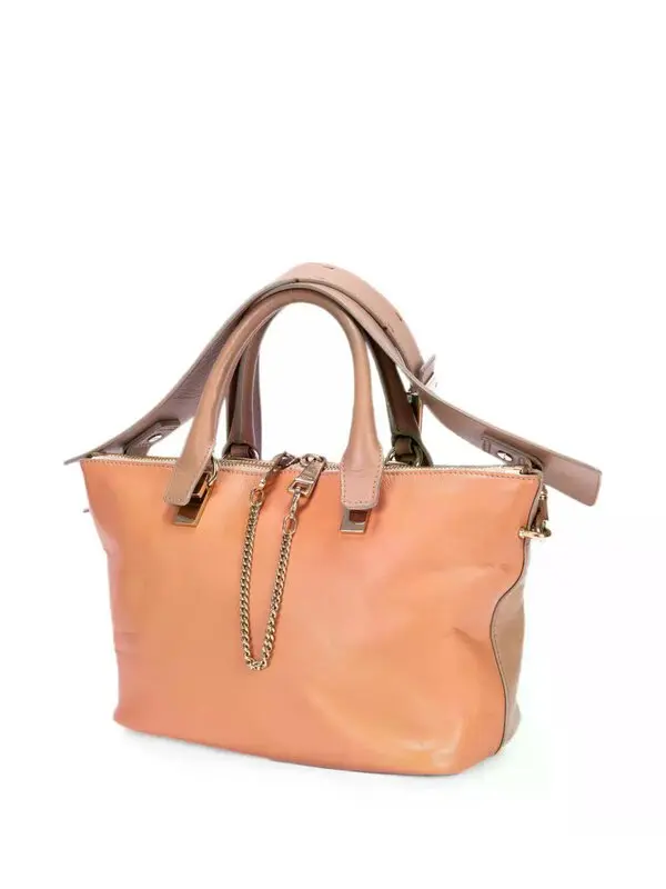 Chloé Bailey Chain Tote Bag - Orange