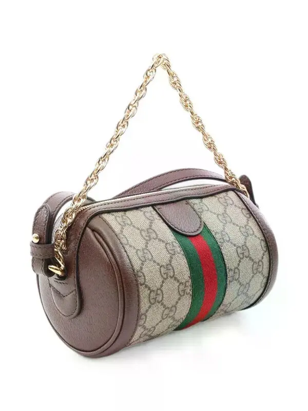 Gucci Ophidia Gg Supreme Mini Shoulder Bag - Neutrals