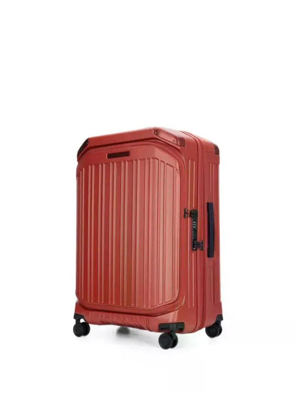 PIQUADRO Ridged Four-wheel Suitcase